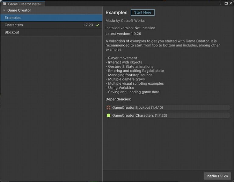 【Unity】Game Creator 2 で遊ぼう～Examples の使い方～ | パパコーダー